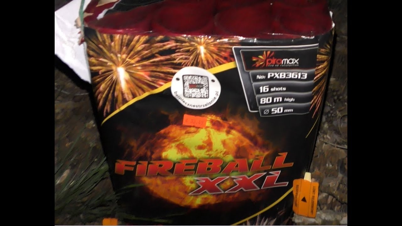PXB3613 Fireball XXL Piromax 16 shots 2''/50mm - YouTube