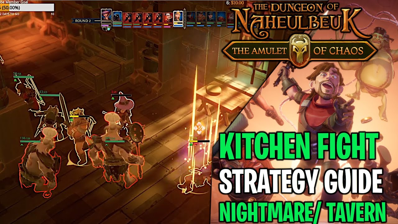 Kitchen Fight | Nightmare Difficulty | Tavern Floor | The Dungeon of ...