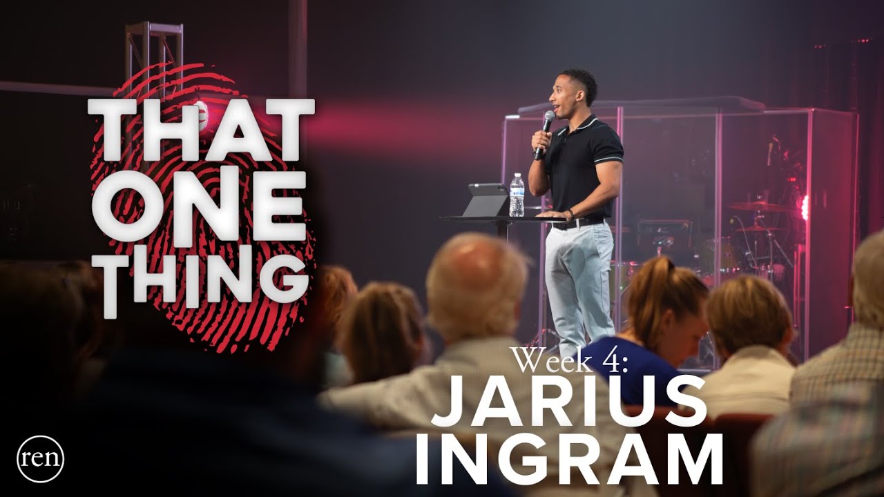 That One Thing: Week 4 - Jarius Ingram - YouTube