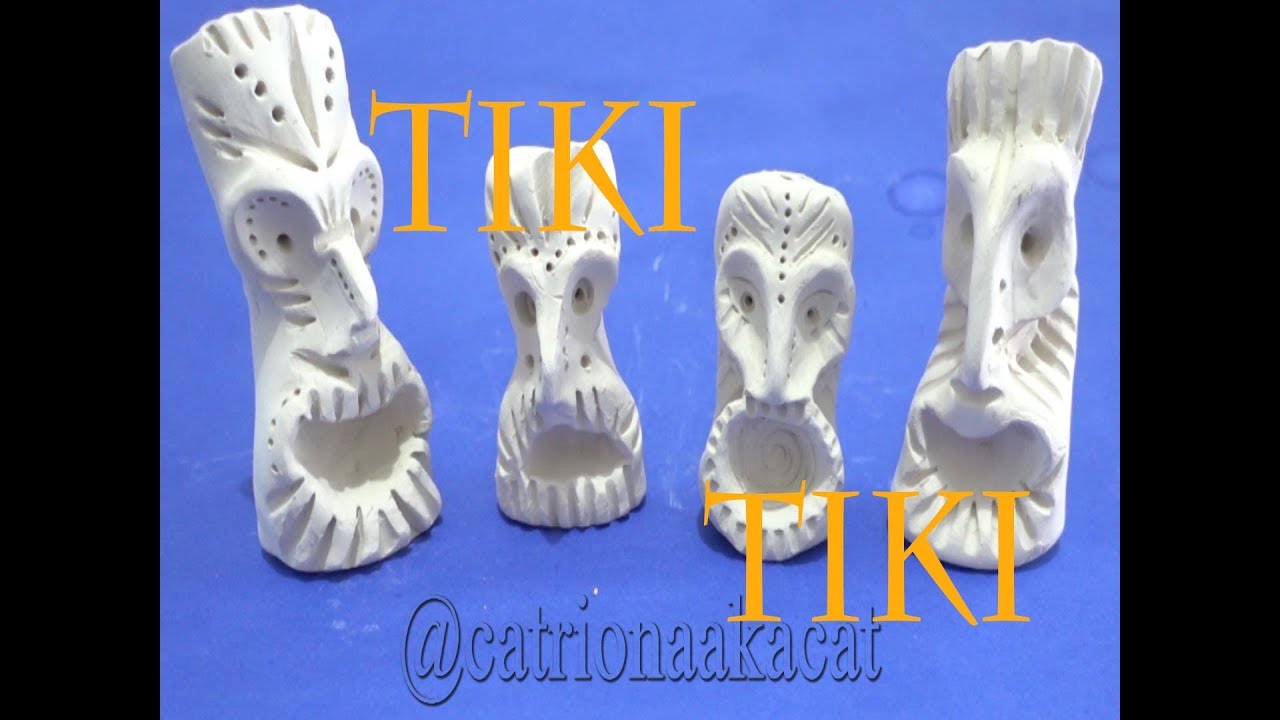Crafts for Kids Clay Tiki Heads How To - YouTube