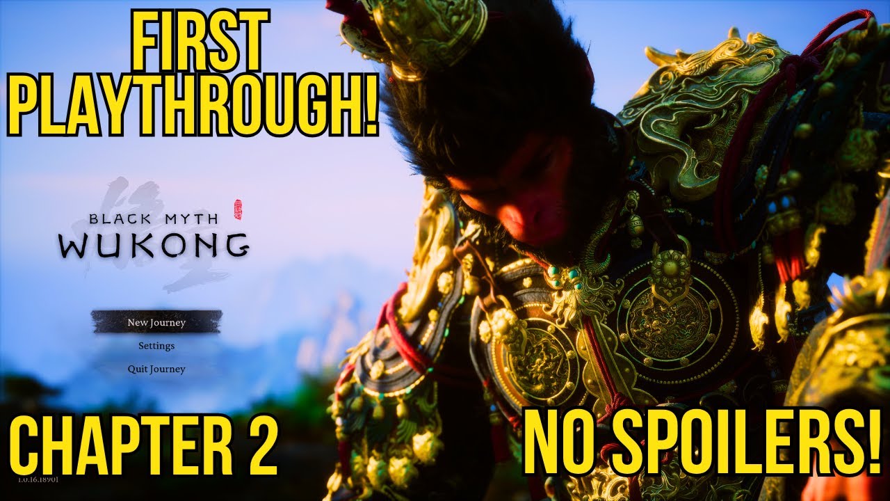 Black Myth Wukong – First Playthrough - Chapter 2 with Final Boss Fight ...