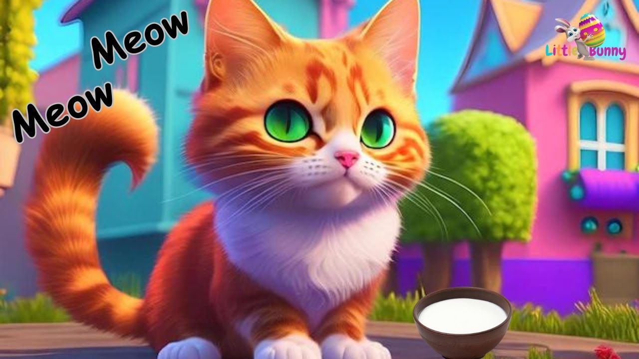 Meow Meow Billi Karti | Hindi Rhyme For Kids | म्याऊ म्याऊ | Balgeet In ...