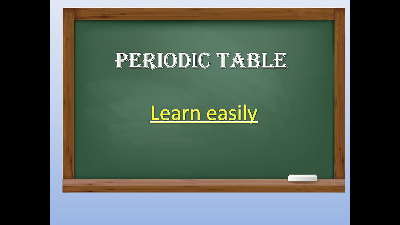 EASY WAY To Learn Periodic Table YouTube easy-way-to-learn-periodic-table-youtube
