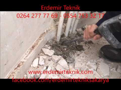 Sakarya A101 Market Cihazla Su Kaçağı Tespiti