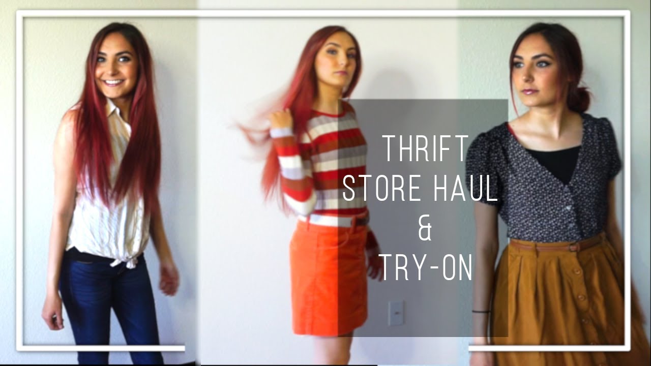 ThreadUp Haul & Try-On | Thrift Store - YouTube