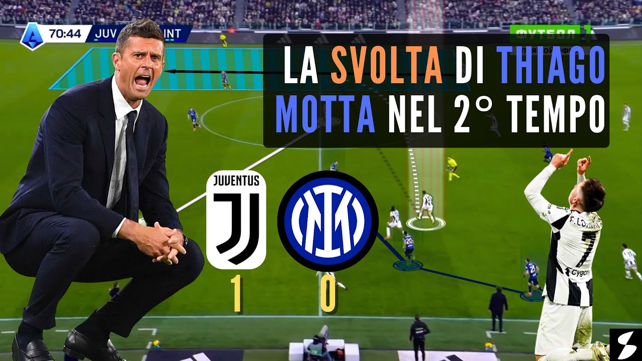 Juve Inter 1-0: la svolta di Thiago Motta nel 2° tempo | Analisi ...