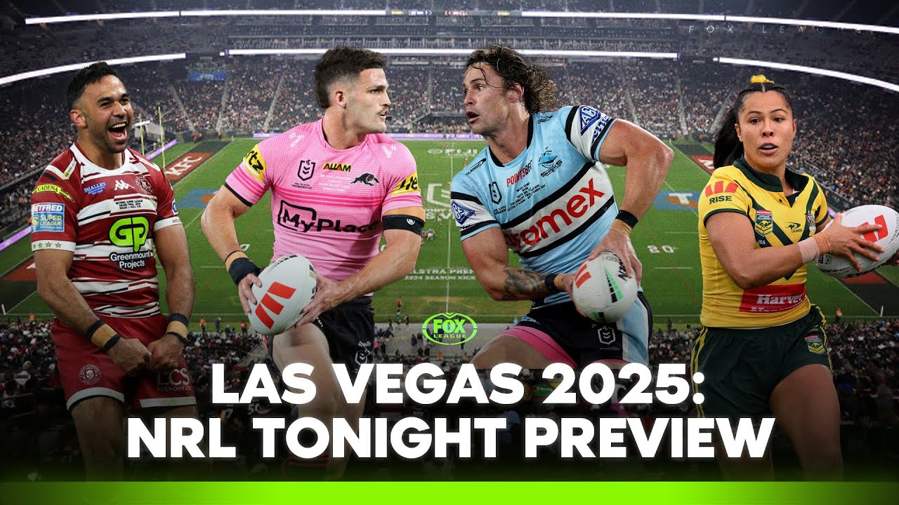 Rugby League in LAS VEGAS, 2025! Full Preview | NRL Tonight | Fox ...