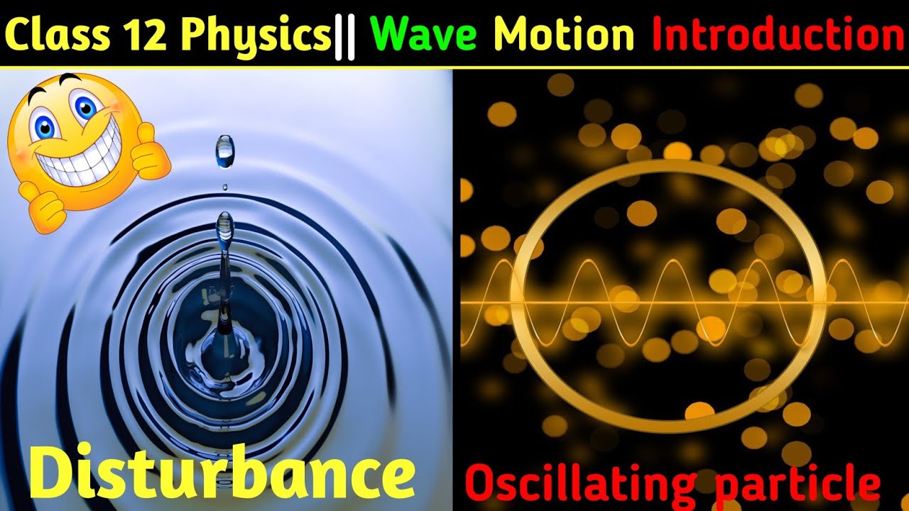 Wave motion 01|| Introduction to Waves || Basic Concept of Waves ...