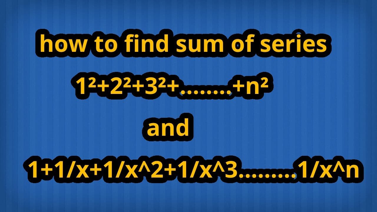 how to find sum of series in C++ by Abdullah learning Academy - YouTube