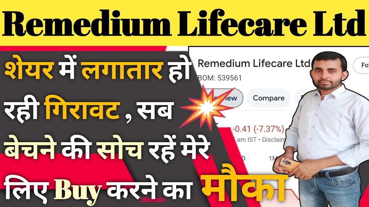 Remedium life care share latest news | Remedium lifecare share price ...