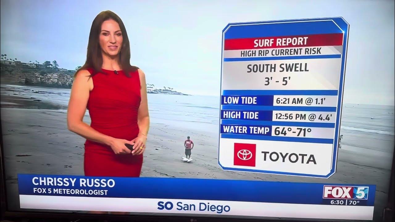 Fox5 Surf Report with Chrissy! - YouTube