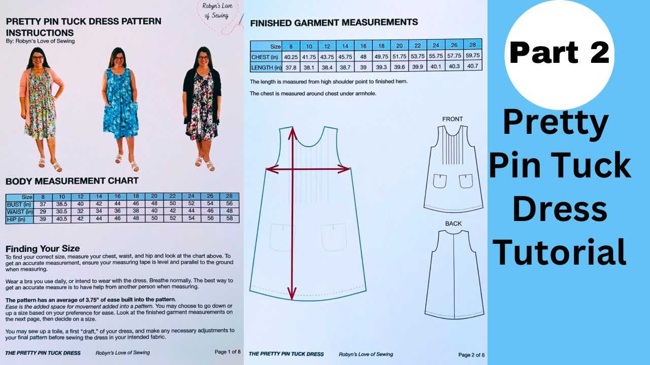 Dress That Hides The Tummy, No Zipper, No Buttons. Sew Along. - YouTube