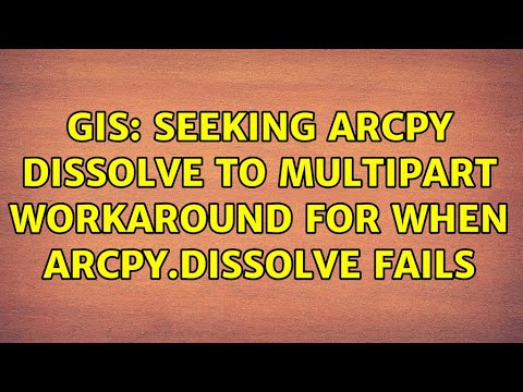 GIS: Seeking ArcPy dissolve to multipart workaround for when arcpy ...