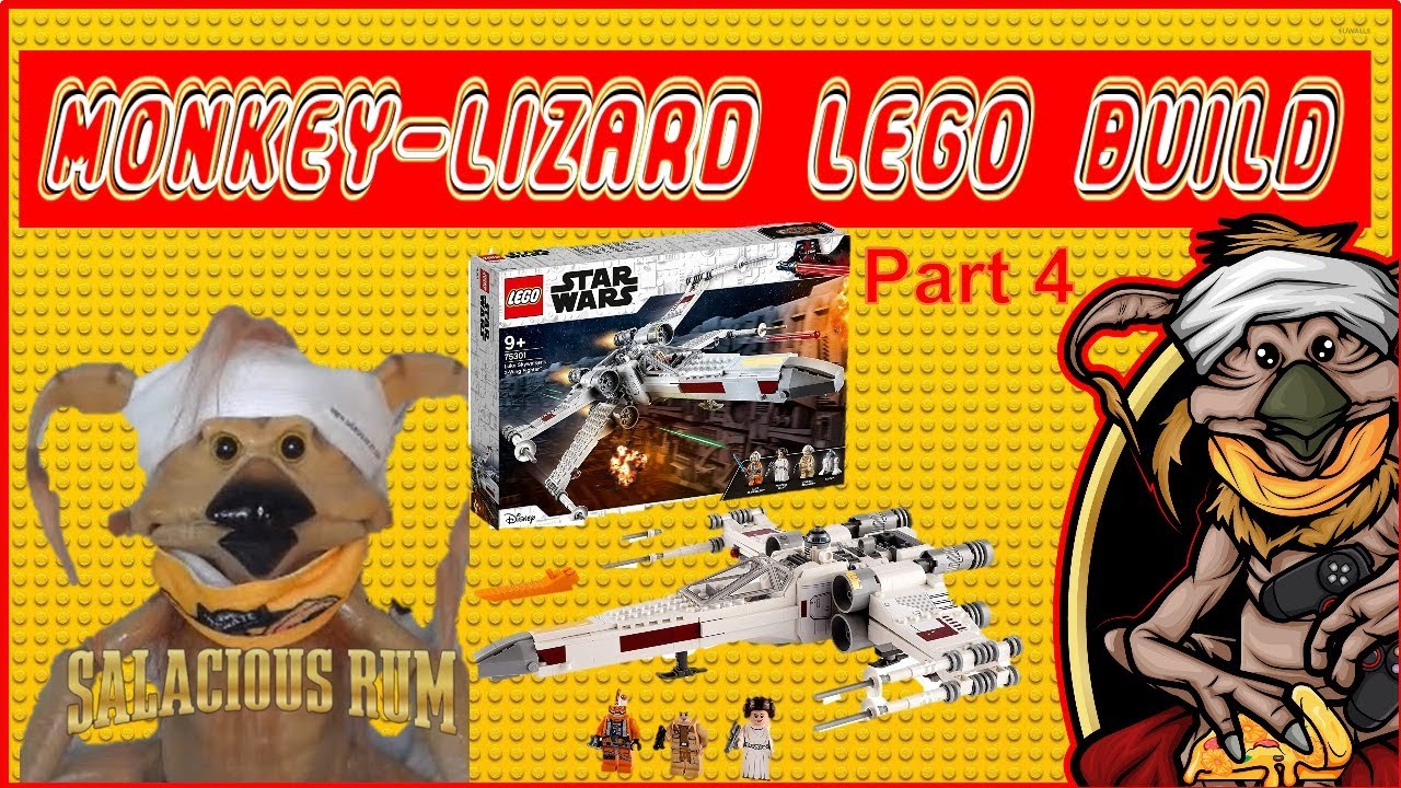MoNKeY-LiZaRD Lego Build - Star Wars: Luke Skywalker's X-Wing Fighter ...