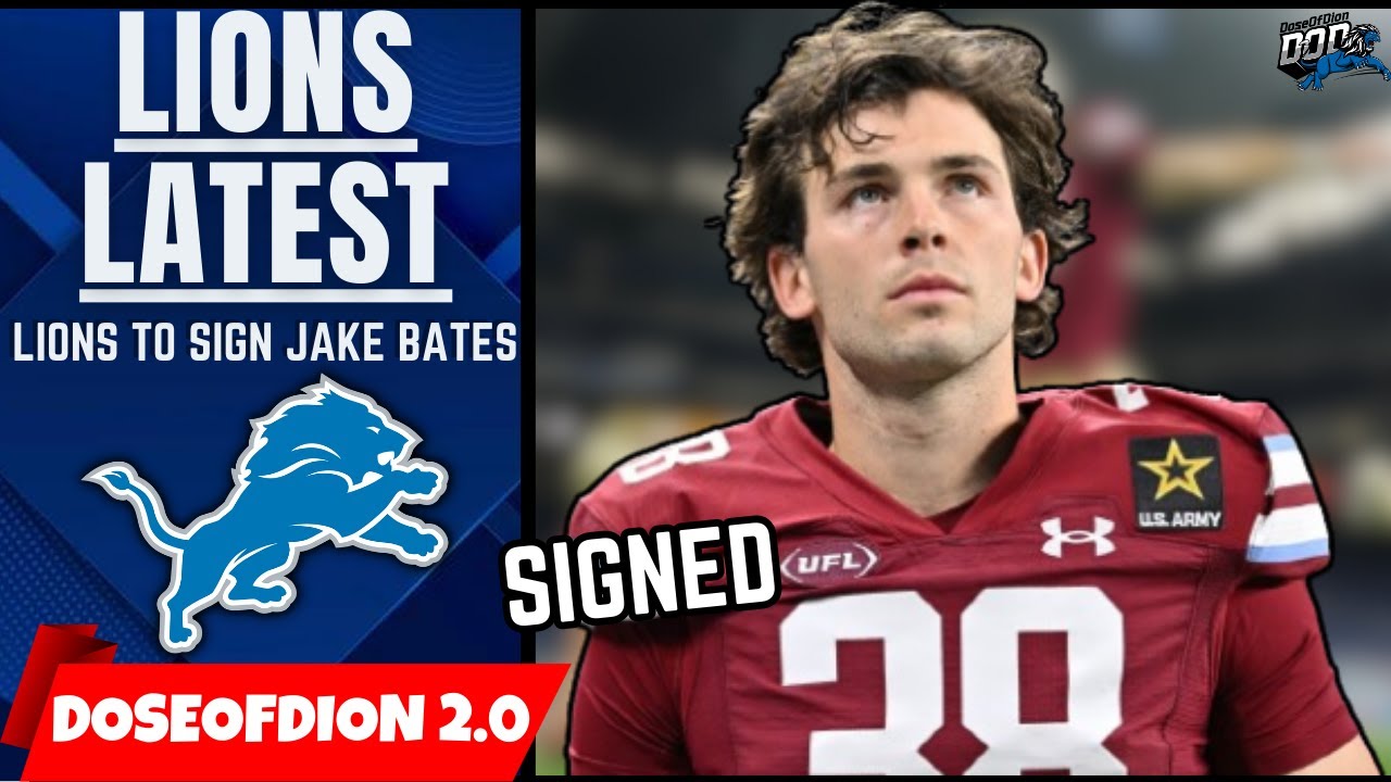 Lions To SIGN K Jake Bates: BOOMING LEG - Lions Latest - YouTube