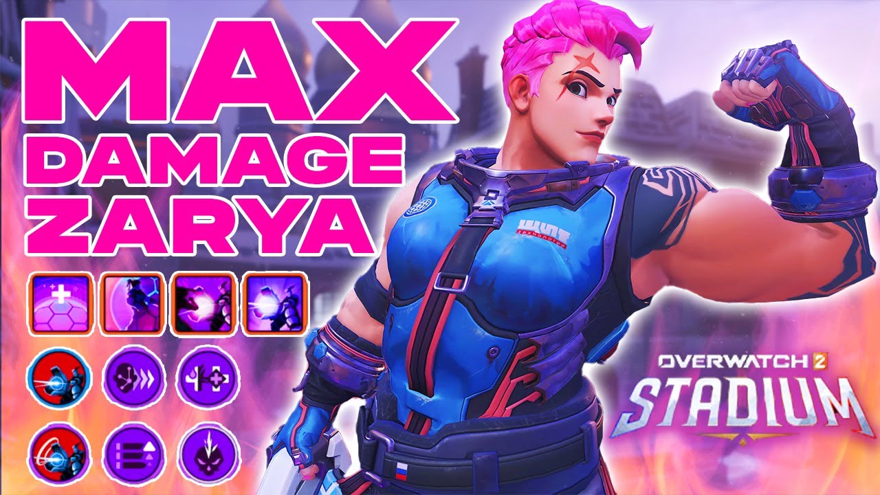 UNSTOPPABLE Full Damage Zarya Build – Overwatch Stadium! - YouTube