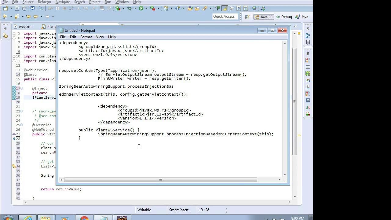 Create a JAX-RS Web Service Server in Eclipse with WSDL, Axis, Tomcat ...