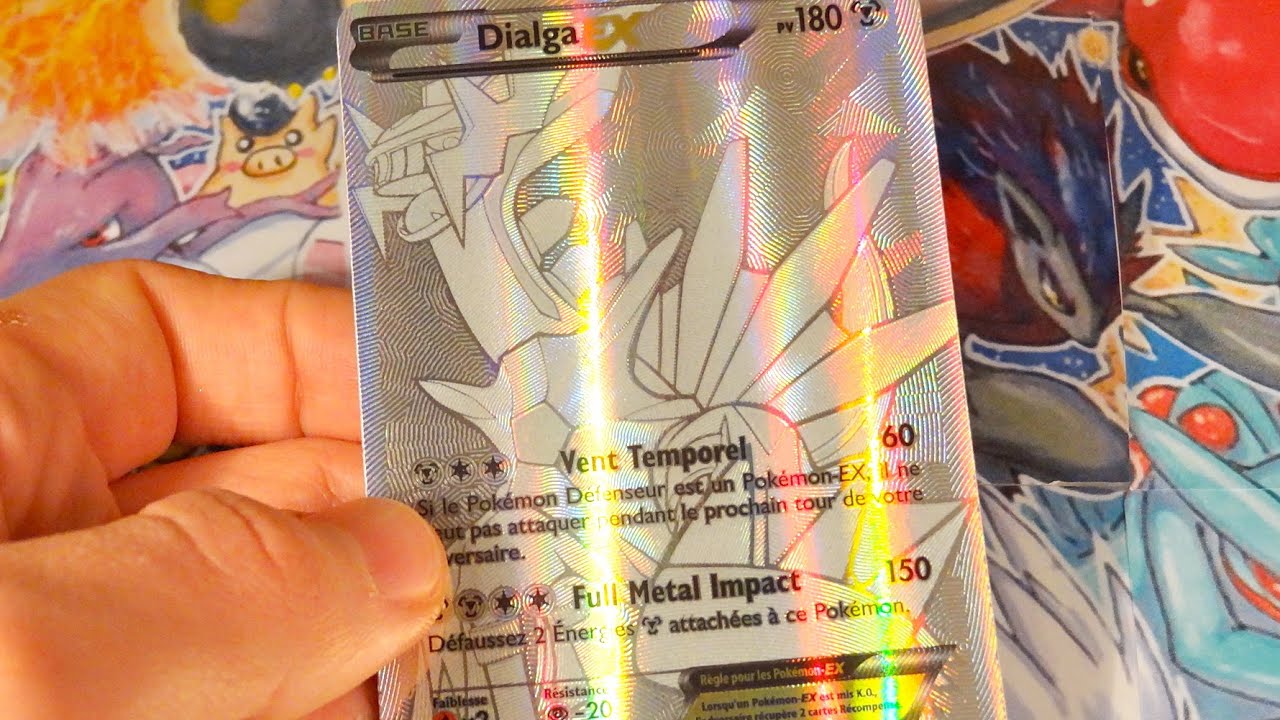 *Metal DIALGA EX FULL ART* Mega Ouverture de 50 Boosters Pokémon XY 4 ...