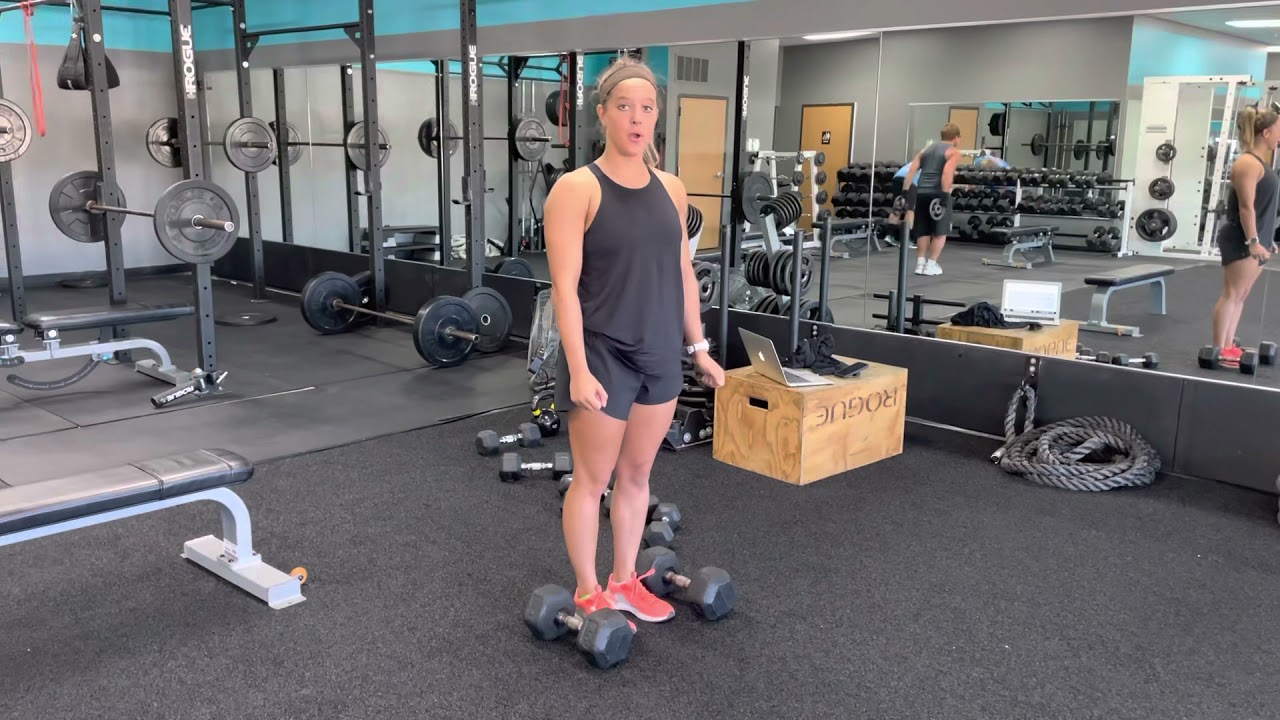 How to: Dumbbell Farmer Carry Hold - YouTube