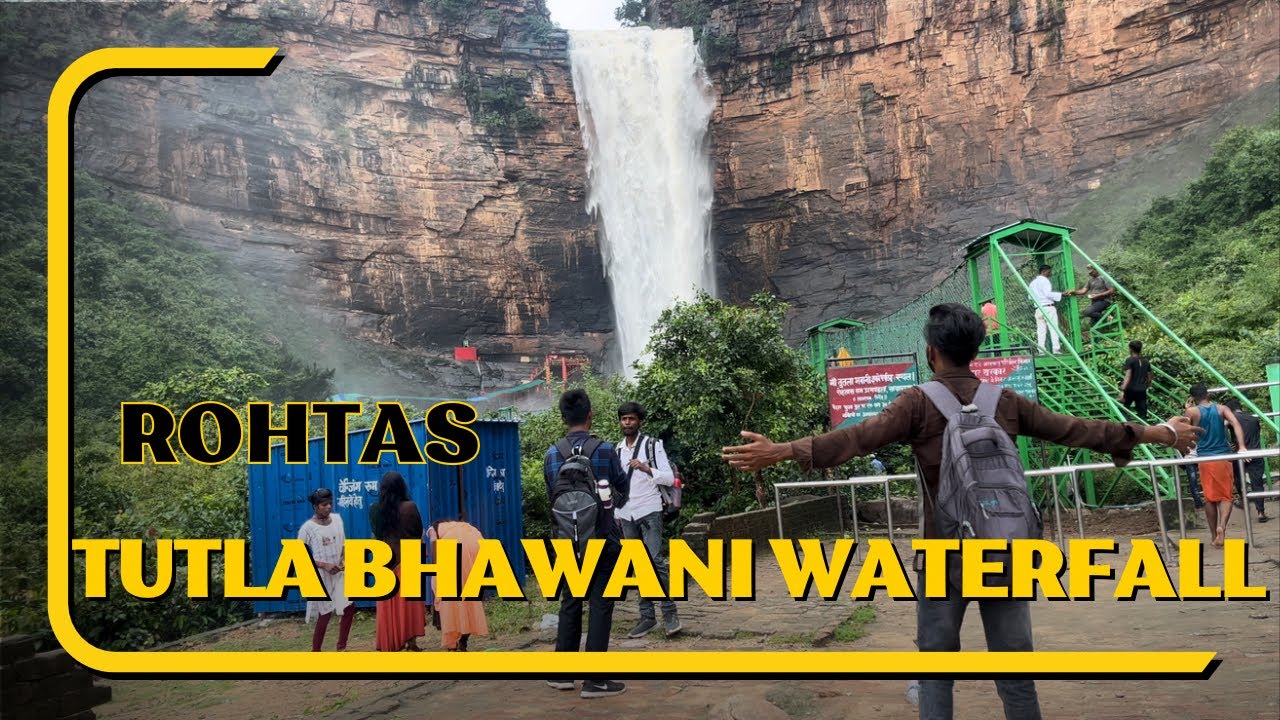 Tutla Bhawani Waterfall & Temple | माँ तुतलाभवानी मंदिर | Tutla Dham ...