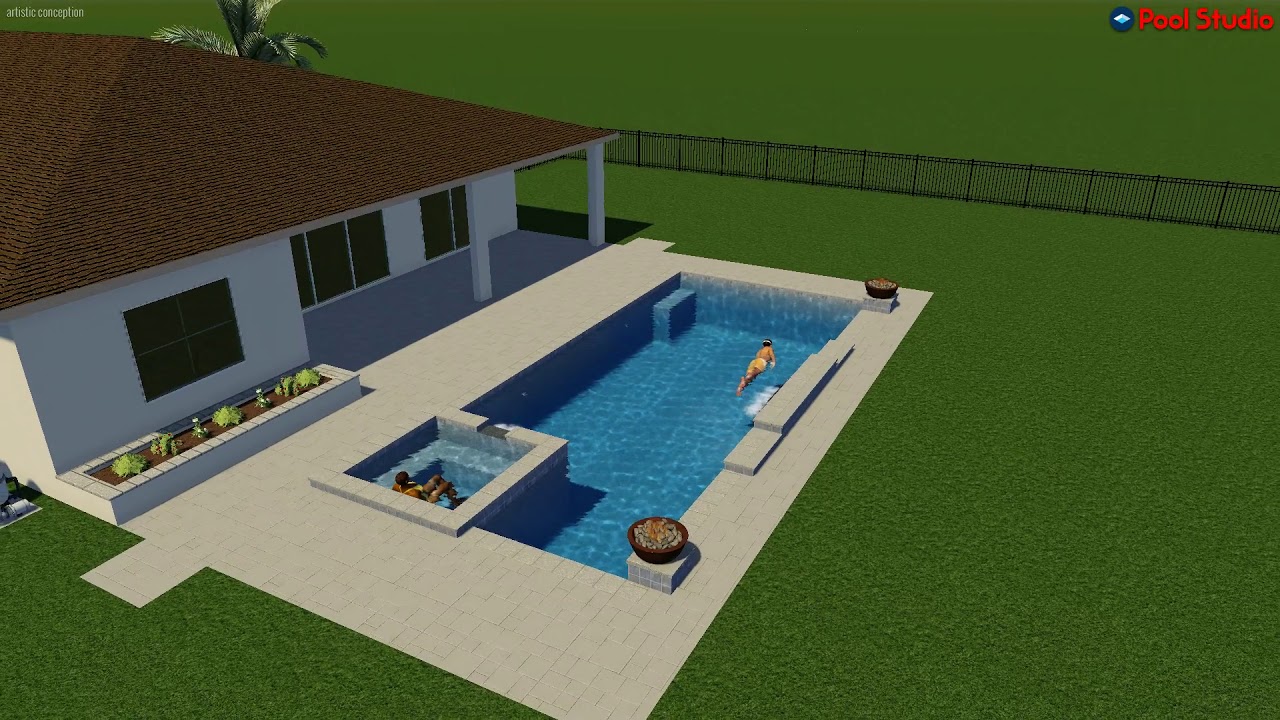 Pool Studio - 3D Swimming Pool Design Software - YouTube