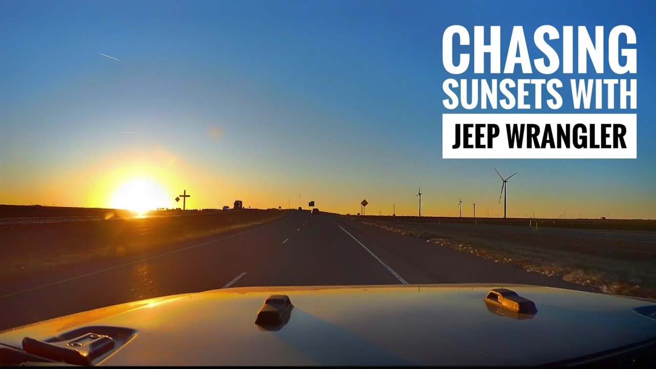 Chasing Sunsets with my Jeep Wrangler - YouTube