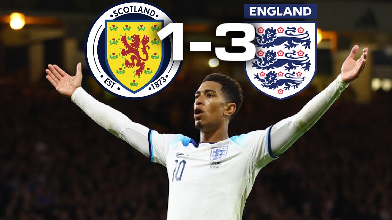 BELLINGHAM MASTERCLASS!! CLARKE DISASTERCLASS!!! SCOTLAND 1-3 ENGLAND ...