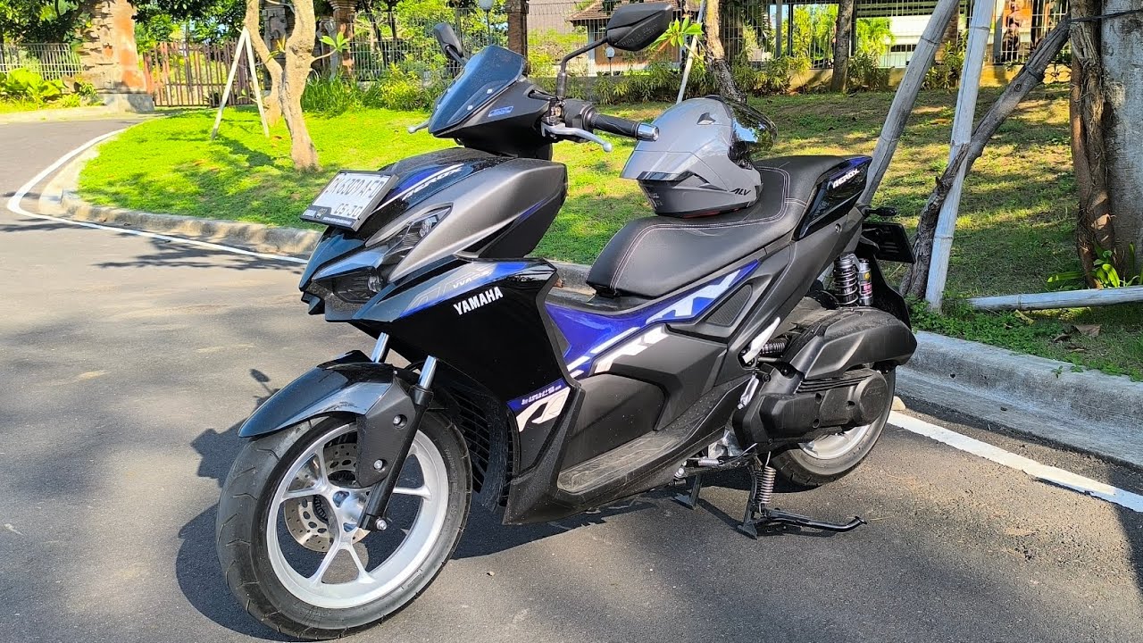 Modifikasi Simpel Elegan Yamaha Aerox Alpha Budget Pelajar - YouTube