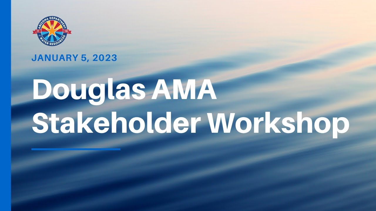 Douglas AMA Stakeholder Workshop (1.5. 2023) - YouTube