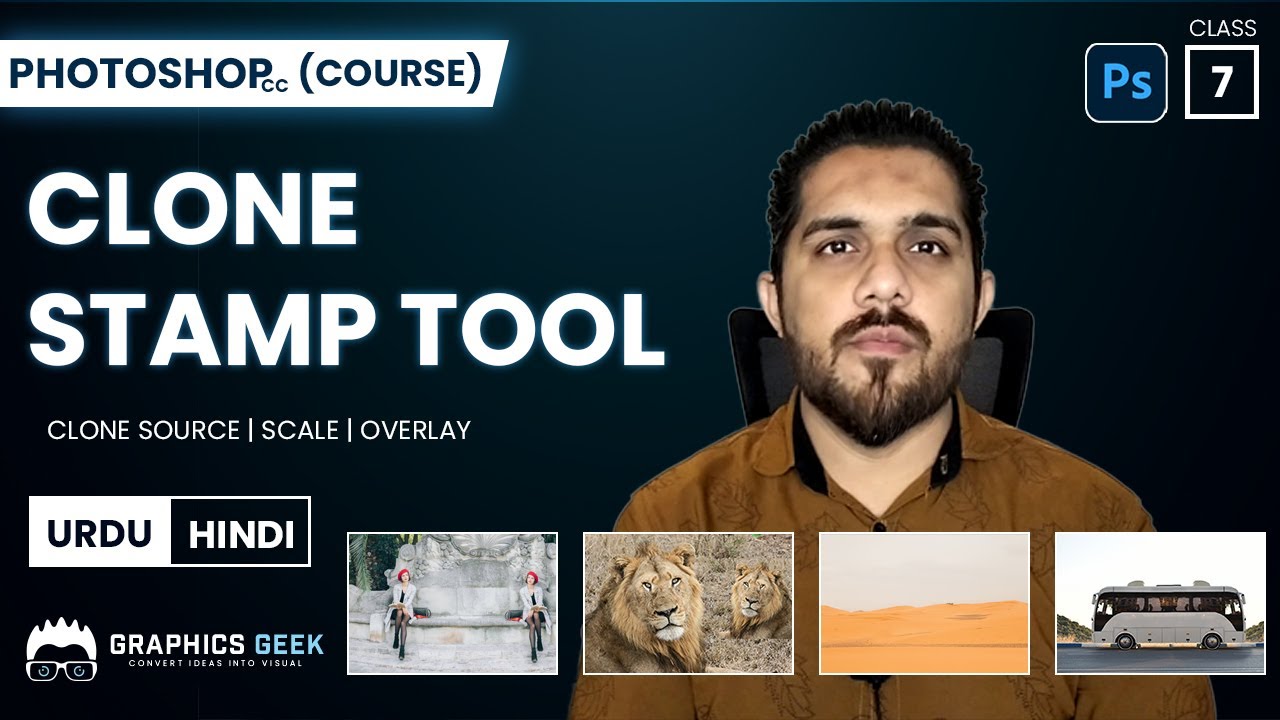Clone Stamp Tool | Clone Source | Photoshop Tutorial | Photoshop cc ...