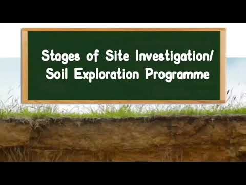 Stages of Site Investigation/Soil Exploration Programme - YouTube