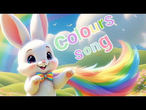 "Color Song for Kids | Learn Colors with Fun Rhymes | Red, Blue, Yellow ...