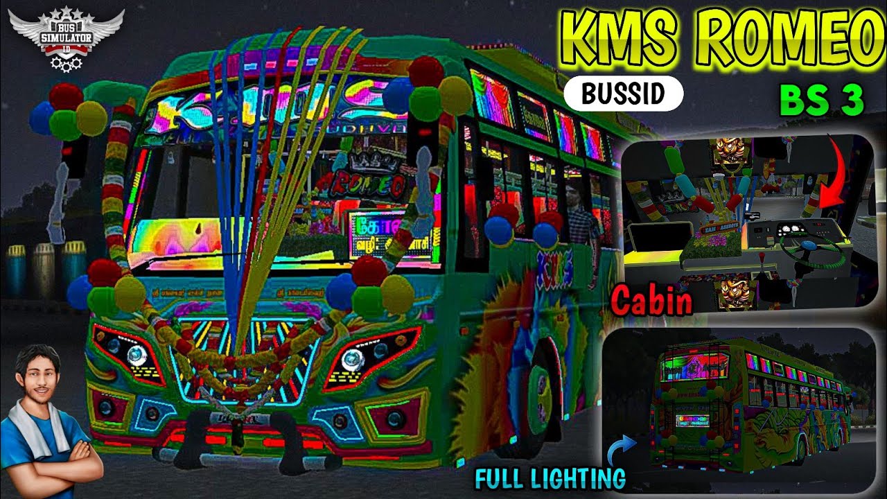 KMS ರೋಮಿಯೋ ಬಸ್ ಮೋಡ್ 😍 KMS ROMEO BUS IN GAME IN KANNADA 🤩 KMS ROMEO BUS GAME IN KANNADA😍 ROMEO TN ...