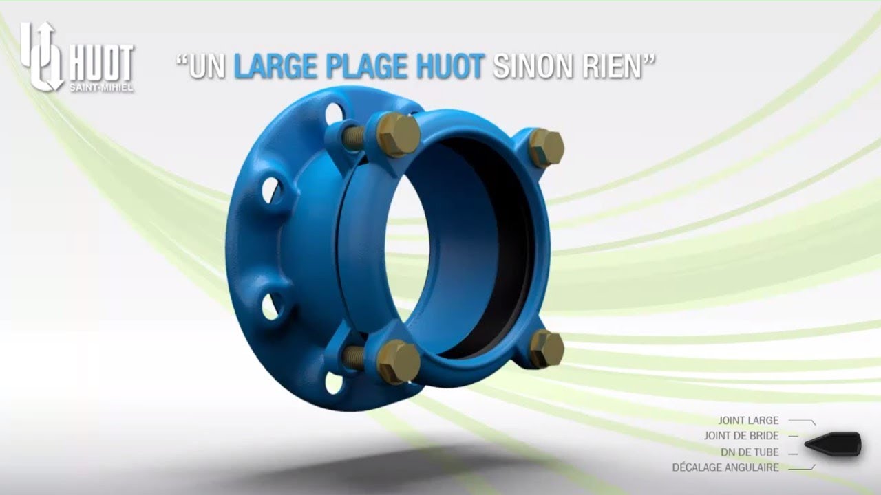 Adaptateur LP6 à bride large plage - HUOT - [Raccordements et ...
