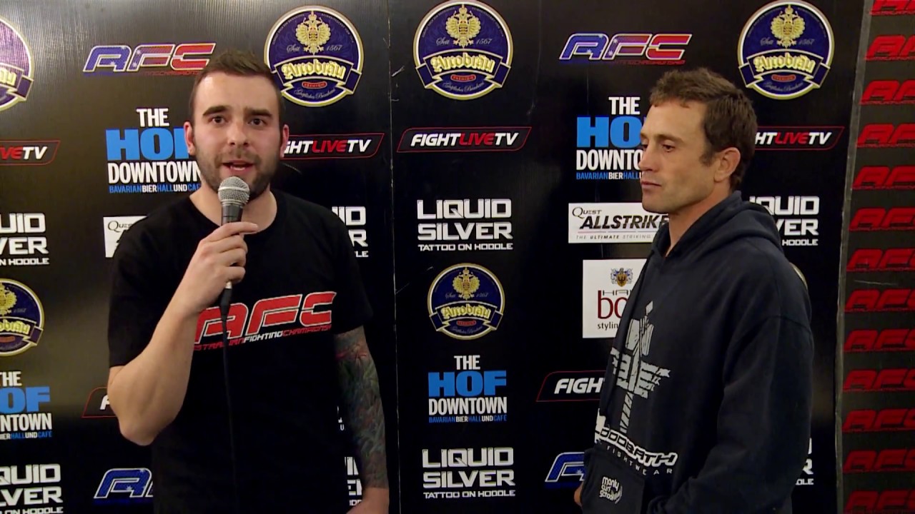 ROB HILL AFC 17 WEIGH IN INTERVIEW - YouTube