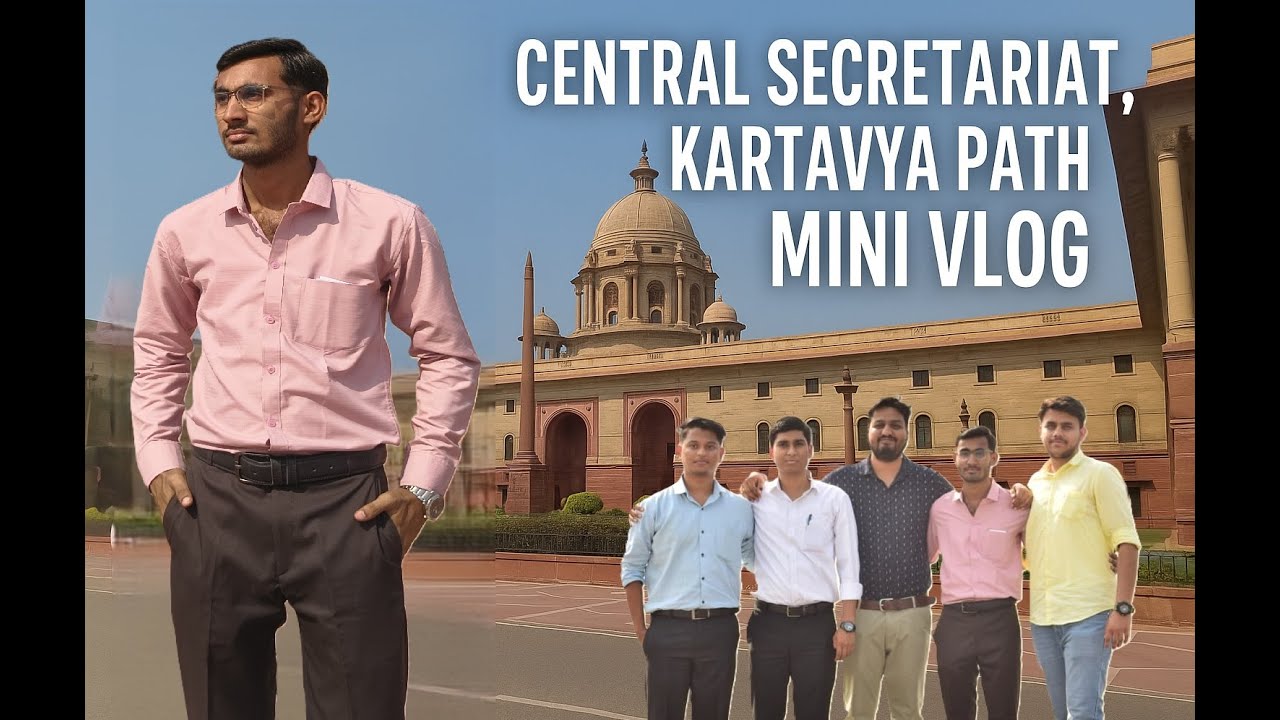 Kartavya Path Mini Vlog| Central Secretariat Ministries| Ashish Gujjar ...