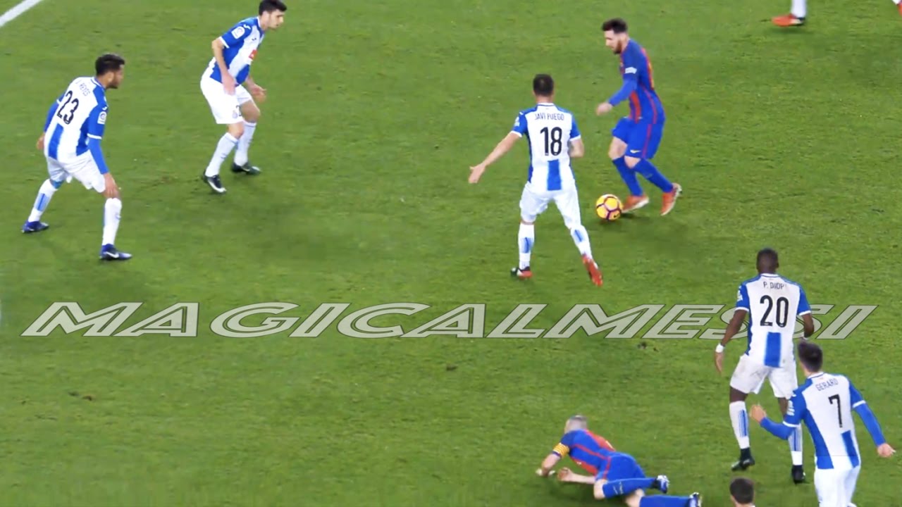 Lionel Messi vs 3 or More Players - No Goals - HD - YouTube