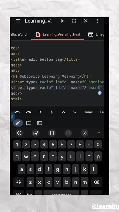 Input tag type checkbox tag in html #shorts #coding #python #webcoding ...