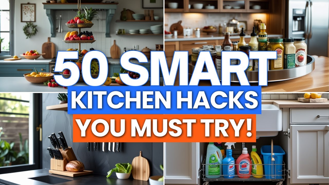 50 Clever Small Kitchen Hacks for Maximum Style & Space! Small Kitchen ...