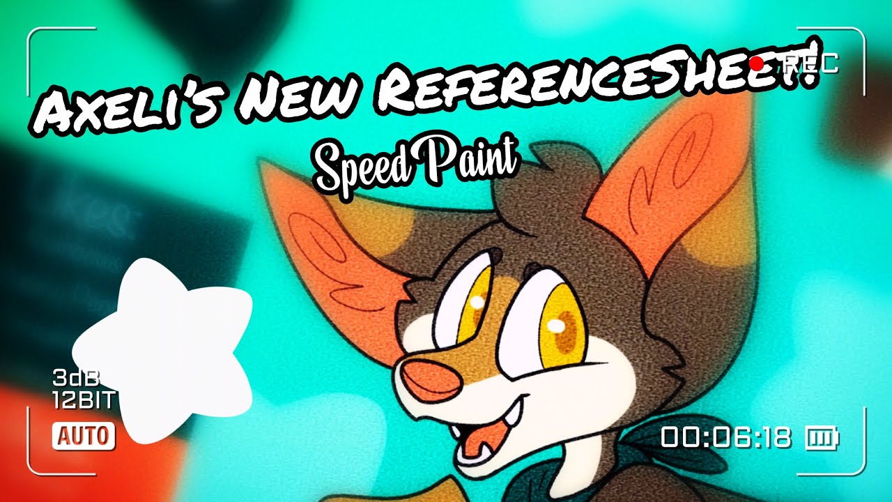 Axeli’s New Reference Sheet • SpeedPaint - YouTube