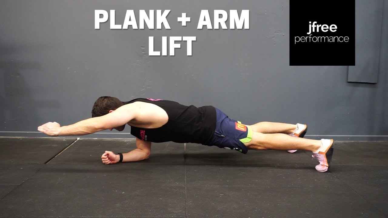 Plank with Arm Lift - YouTube