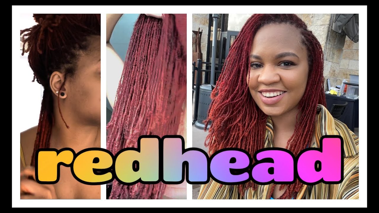 DIY Microlocs Copper Color and Length Check June 2023 - YouTube