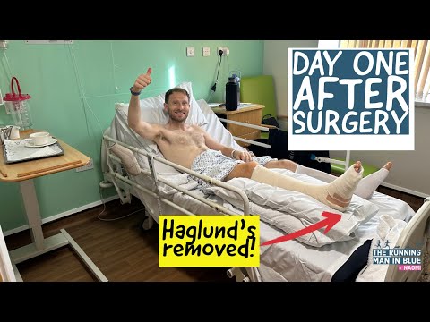 Day One - after my surgery to remove Haglund’s deformity - the road to ...