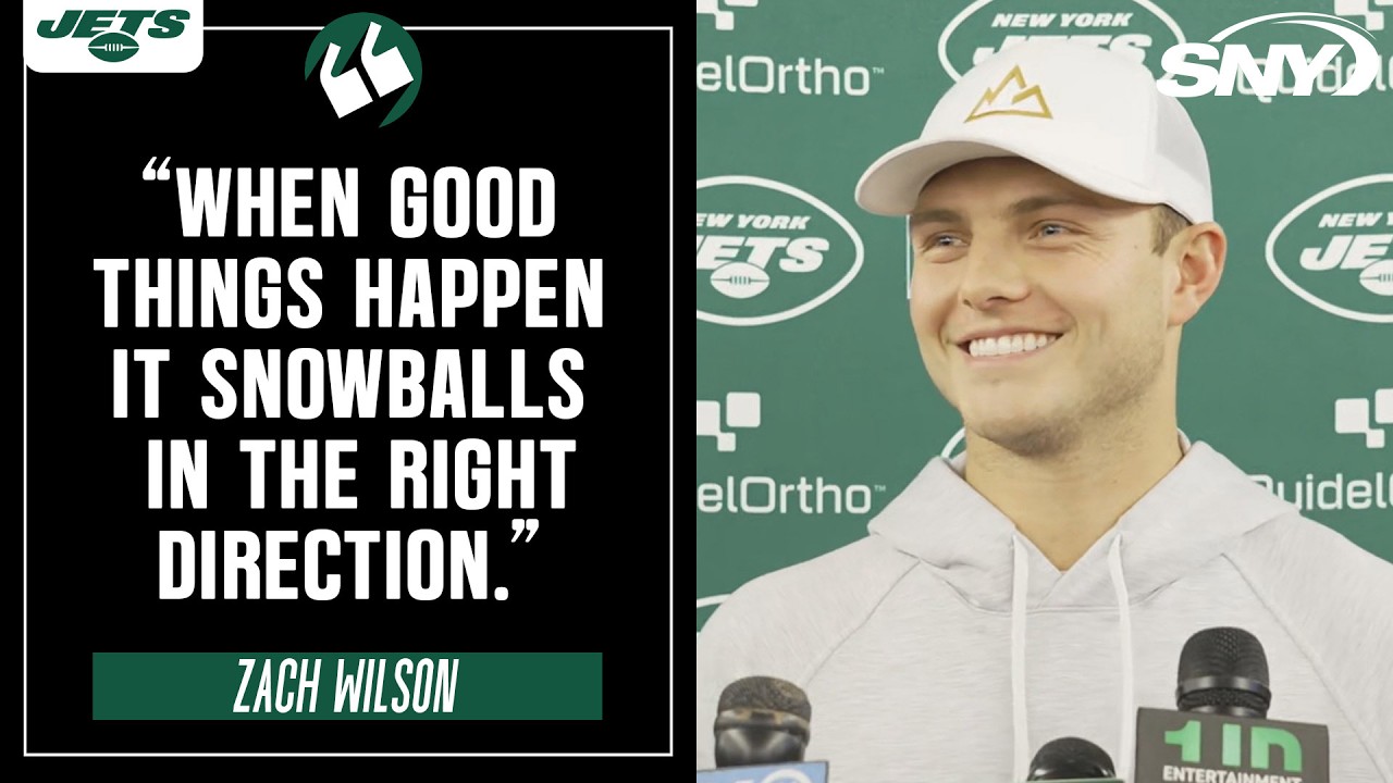 Zach Wilson on being AFC Player of the Week, teammates support, facing ...