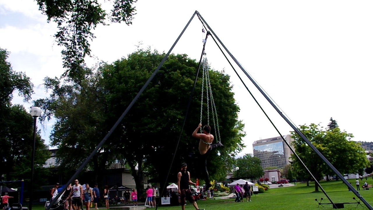 Fire Spinning and Aerial Chains - Part 1 - YouTube