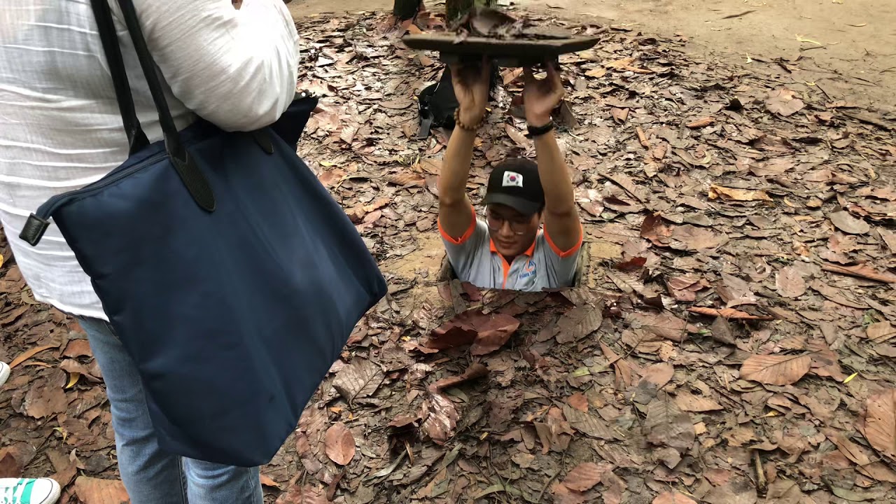 Deadly viet Cong tunnels and booby traps - YouTube