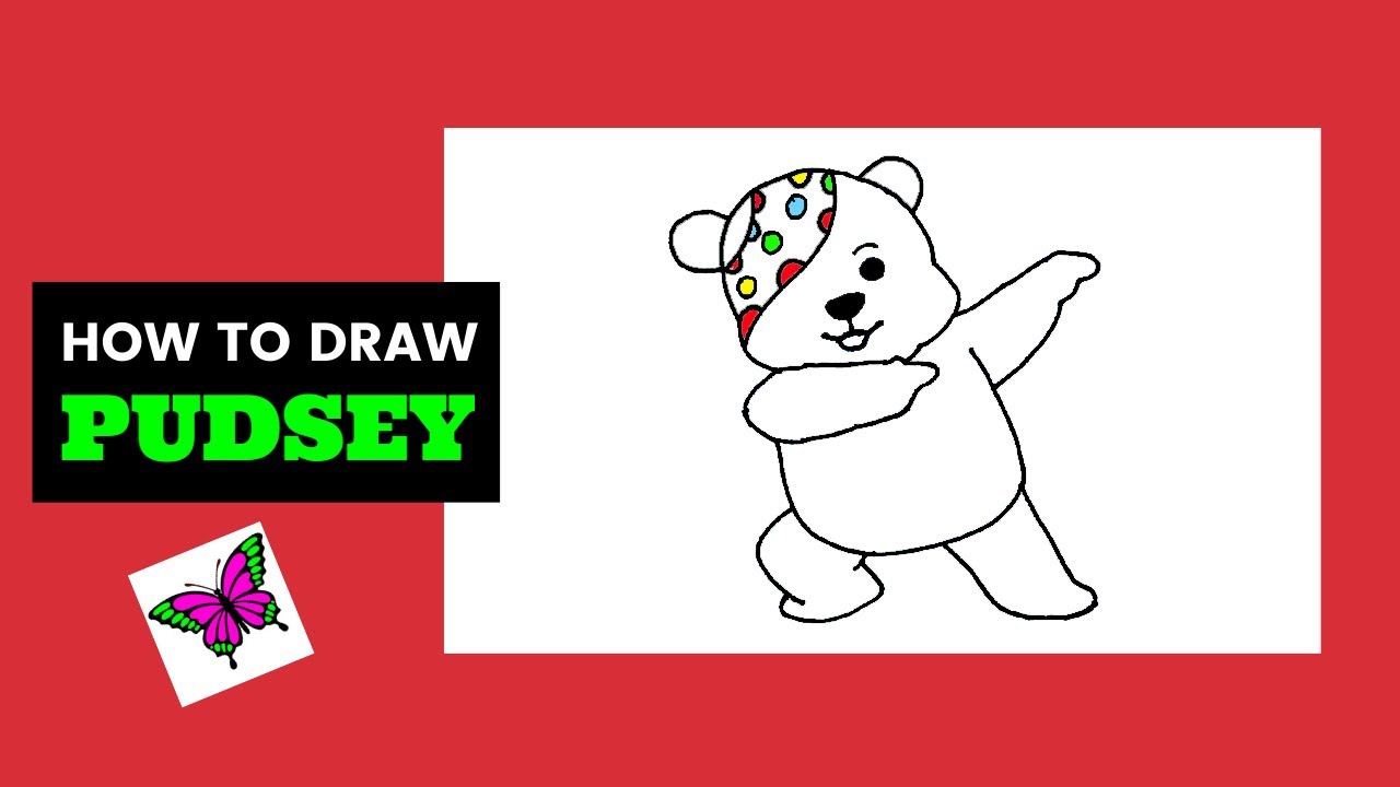 How To Draw Pudsey Draw Pudsey Bear Pudsey Bear Drawing Tutorials how-to-draw-pudsey-draw-pudsey-bear-pudsey-bear-drawing-tutorials