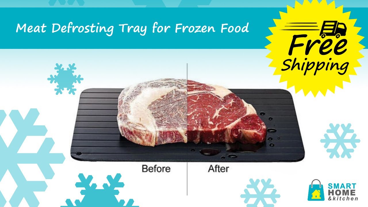 Meat Defrosting Tray for Frozen Food ׀ Trendy Life - YouTube