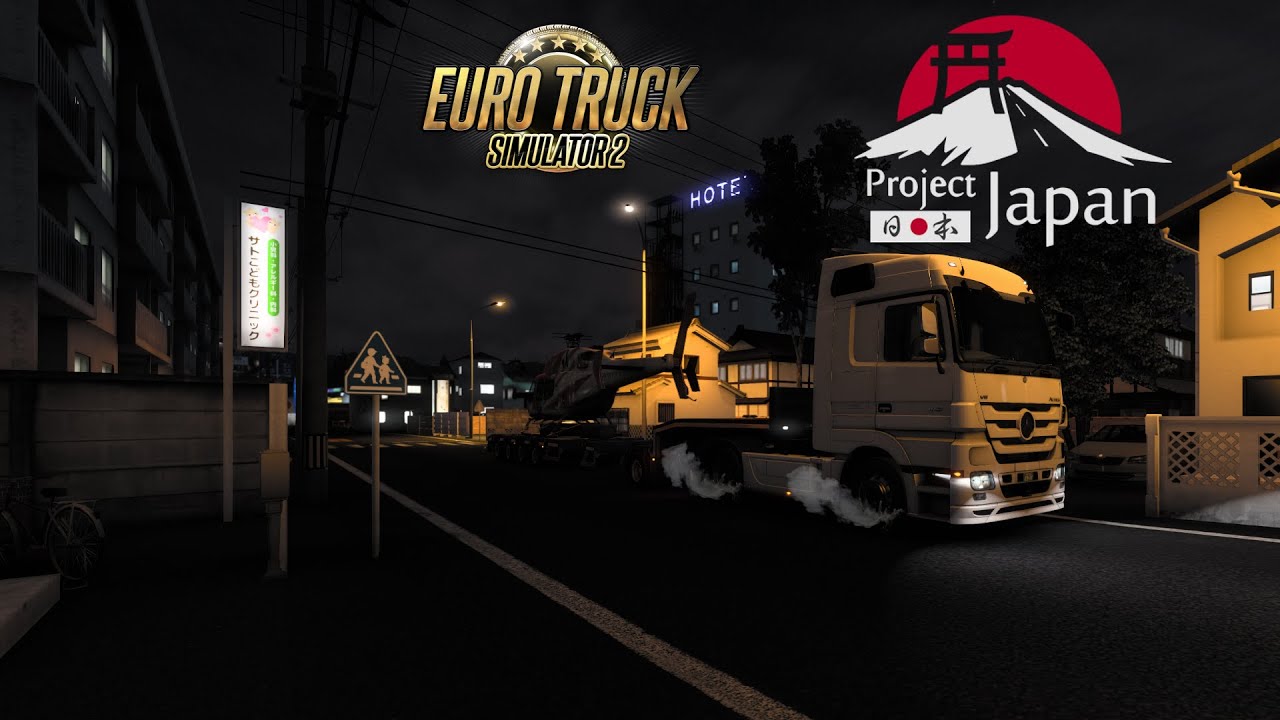 Euro Truck Simulator 2 PL (#4) - Project Japan - Drifty mercedesem i ...