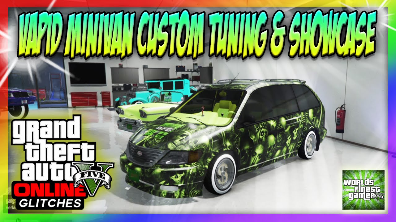 GTA 5 Online VAPID MINIVAN CUSTOM TUNING & SHOWCASE | NEUES LOWRIDER ...